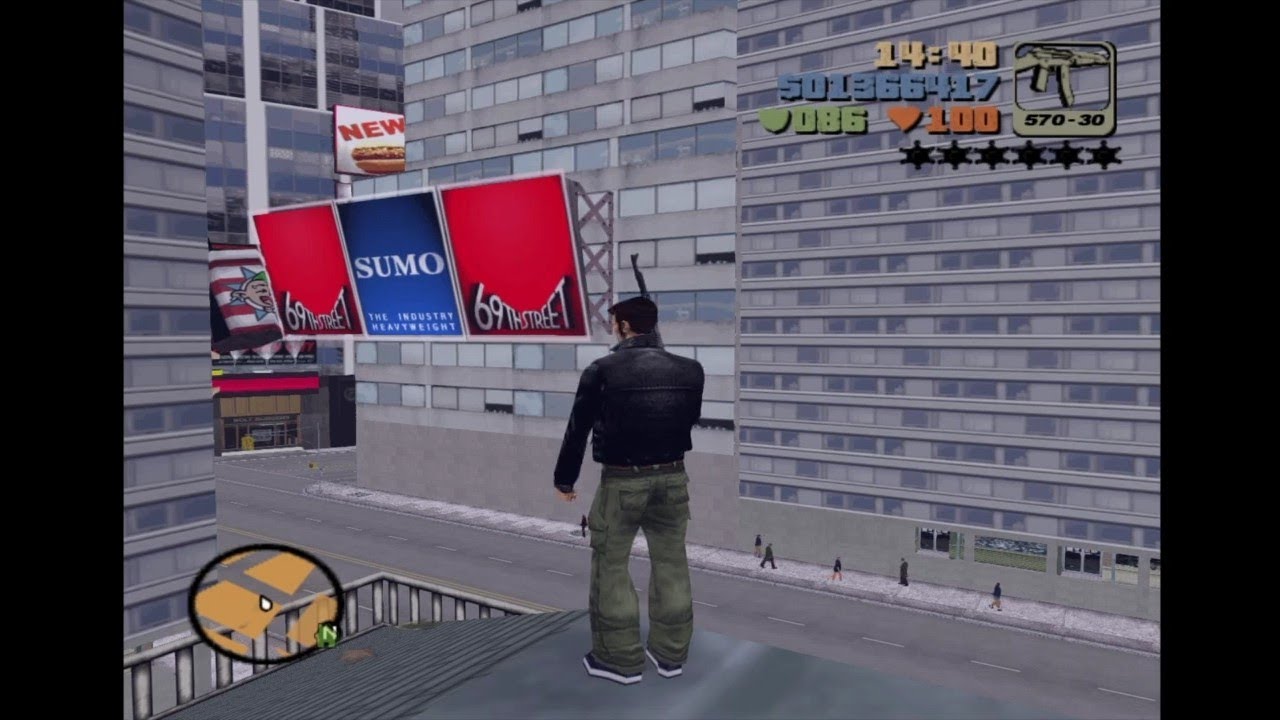 Grand Theft Auto 3 Capitol Rooftop - YouTube