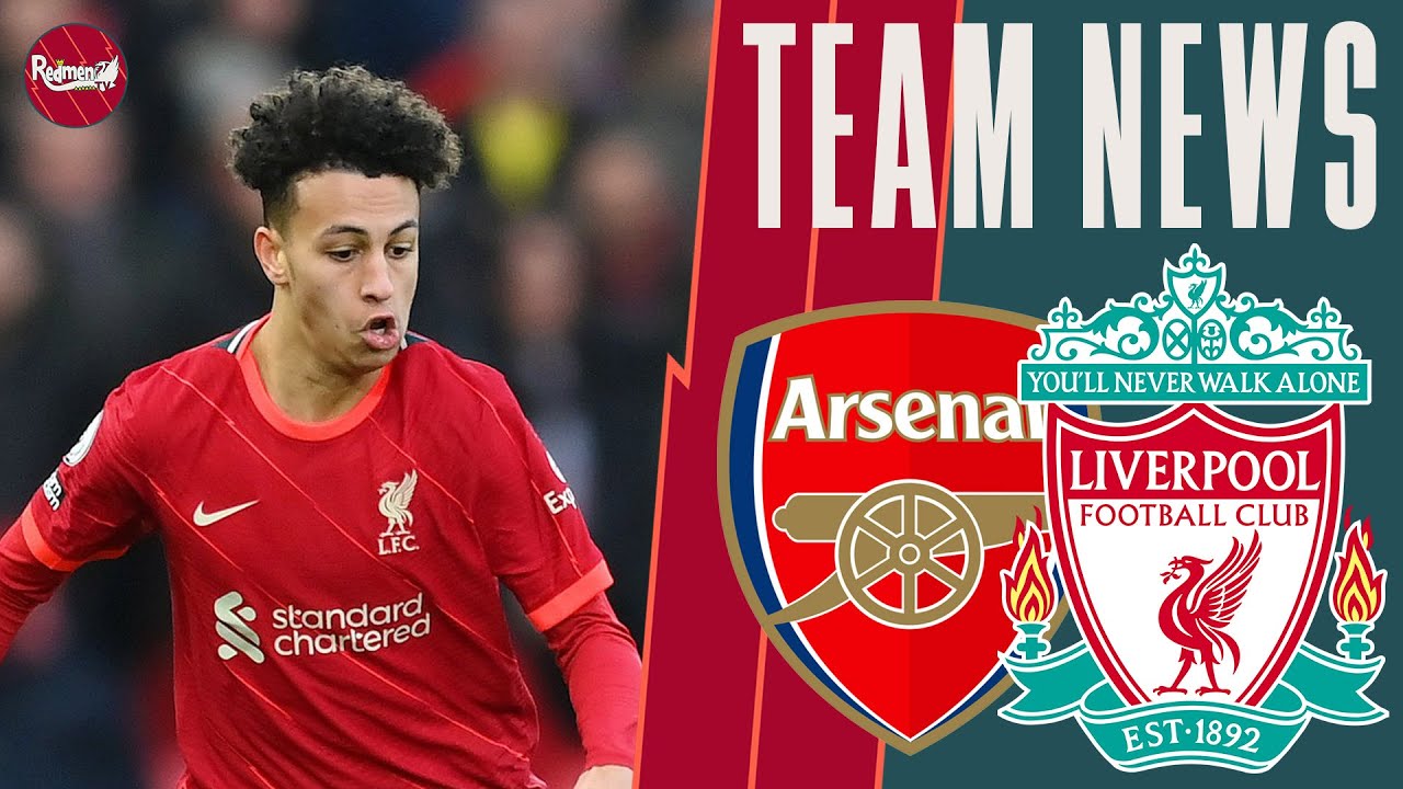 GORDON GETS A START! | Arsenal v Liverpool | Team News Reaction LIVE ...