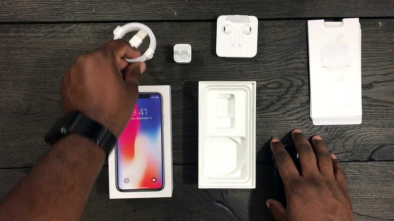 Iphone X Unboxing - YouTube