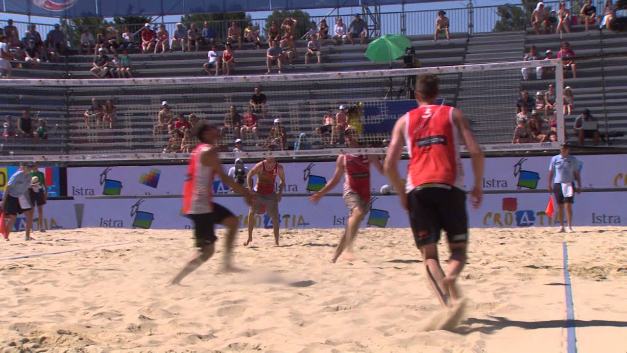 Rally of the first men's semifinal - YouTube