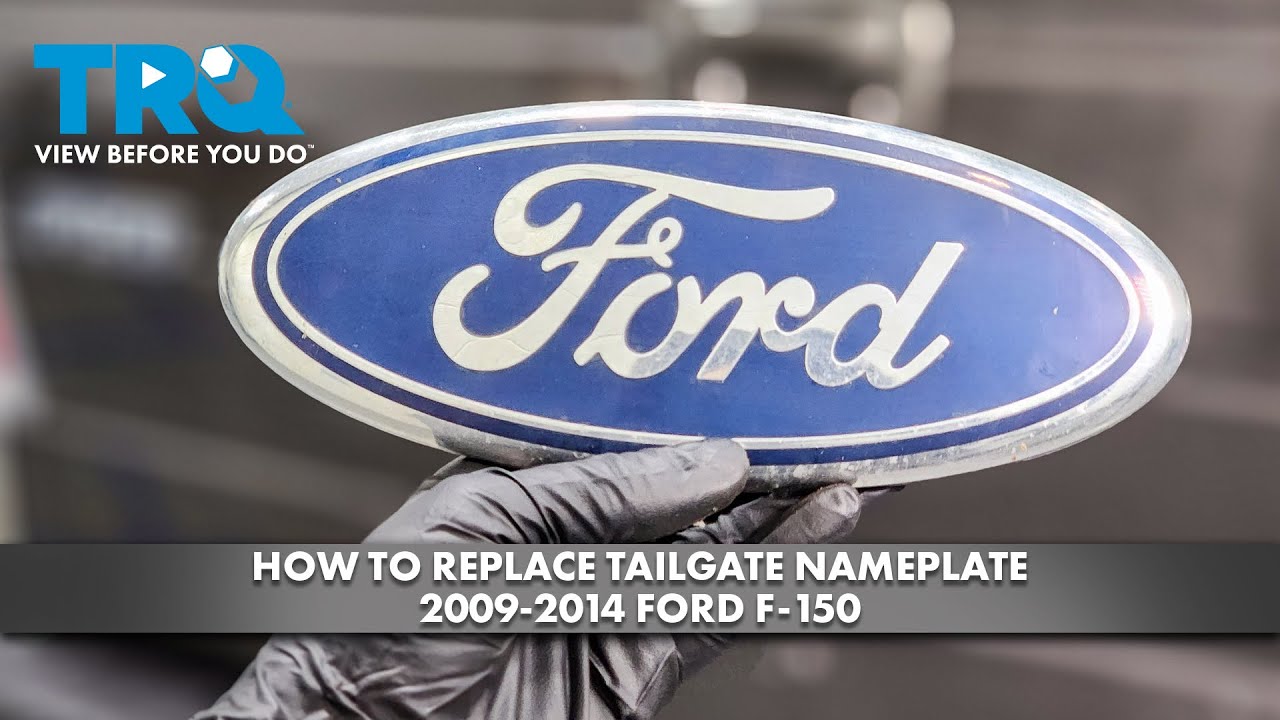 How to Replace Tailgate Nameplate 2009-2014 Ford F-150 - YouTube