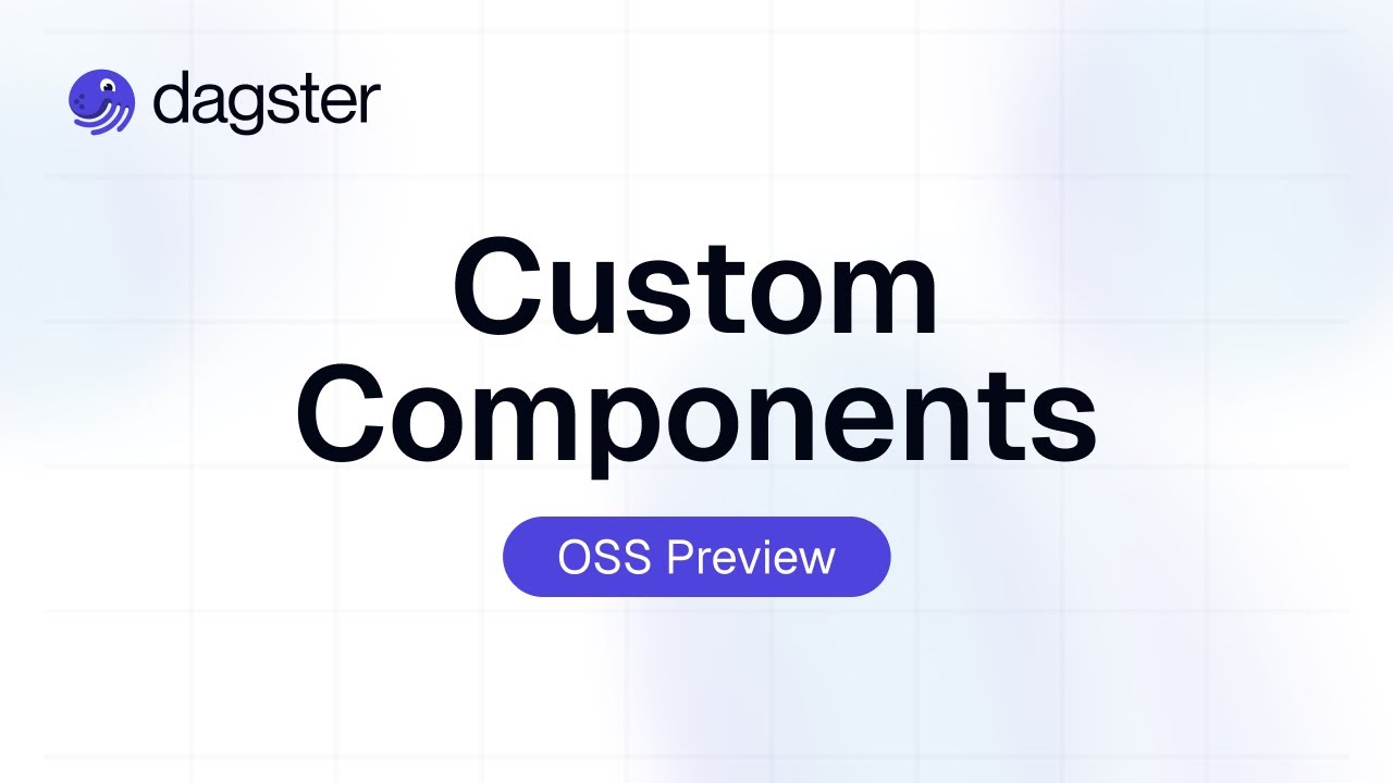 Creating custom Components (OSS Preview) - YouTube