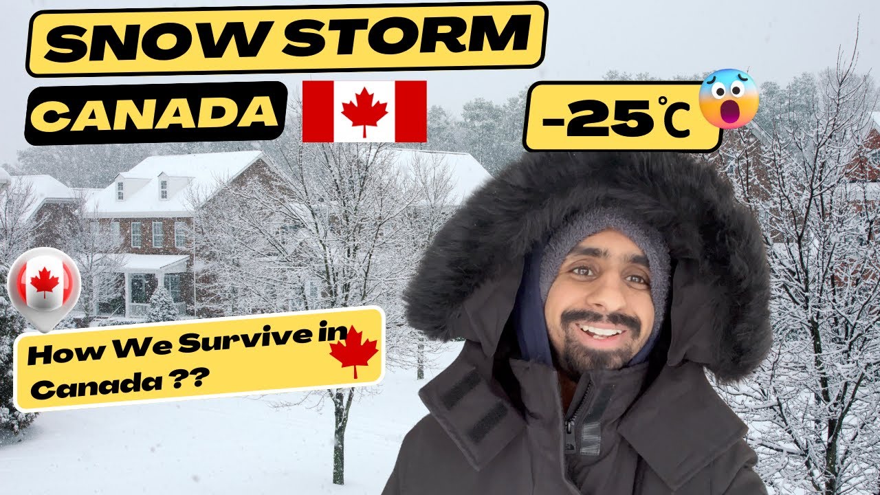Biggest Snow Storm in Canada 2023 || Heavy Snowfall 🇨🇦🇨🇦|| Extreme ...