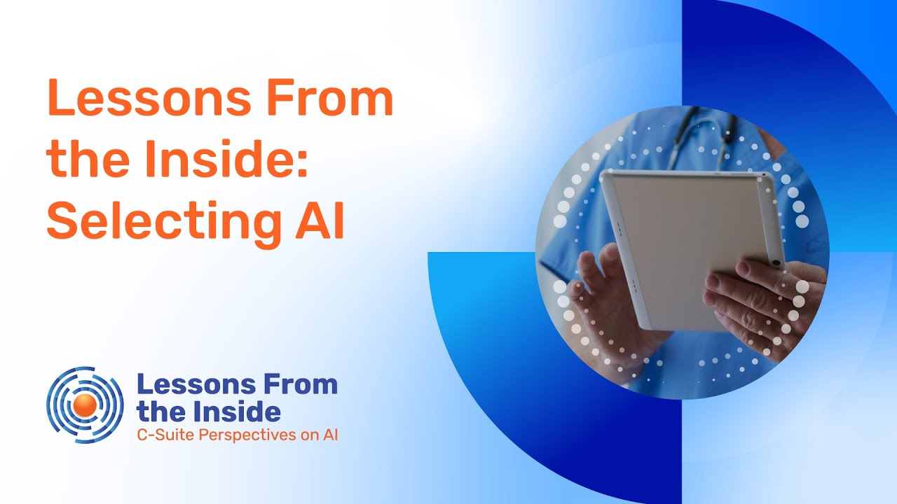 Lessons From the Inside: Selecting AI - YouTube