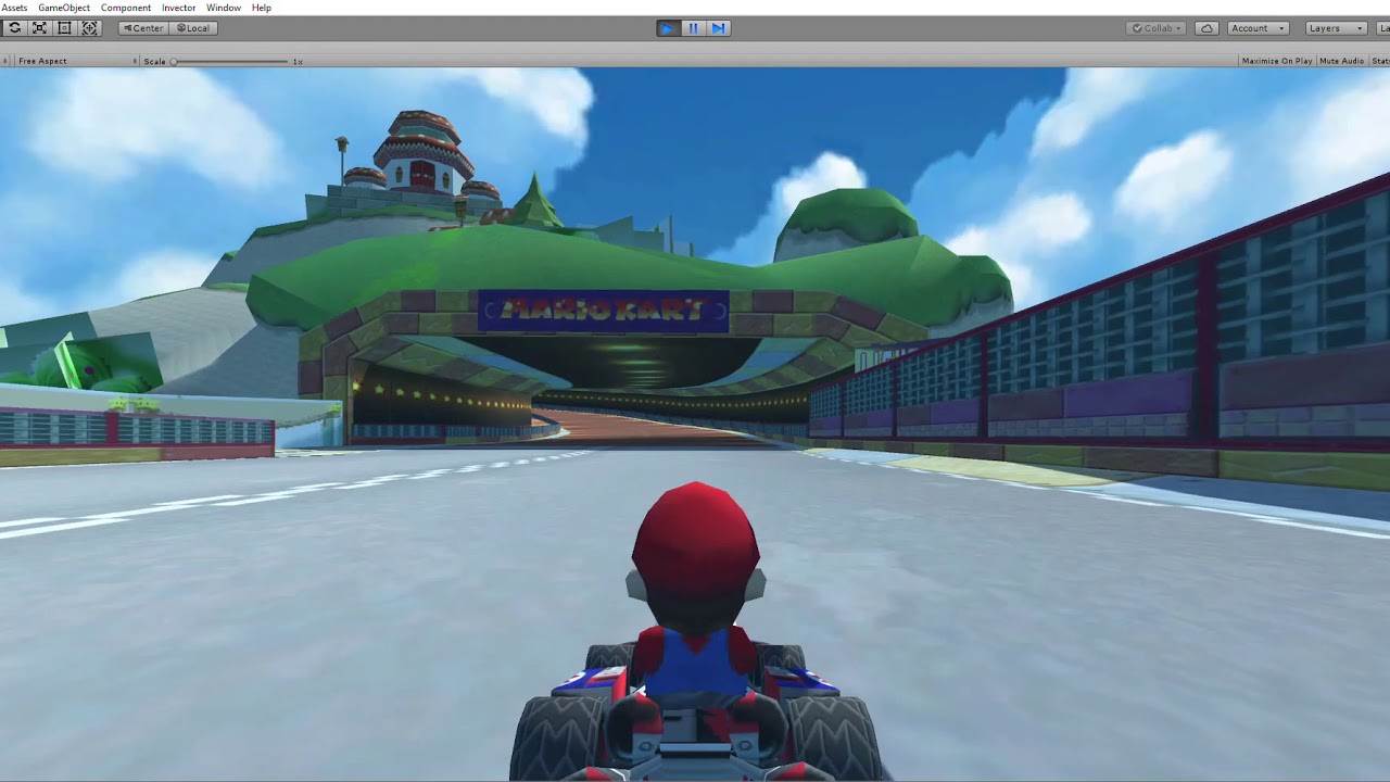 Mario kart extreme unity fan game 2 - YouTube