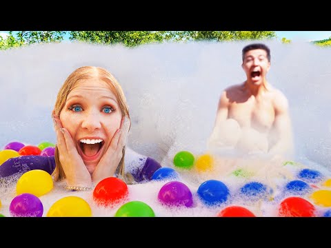 I Filled my pool with $1000 of Foam!