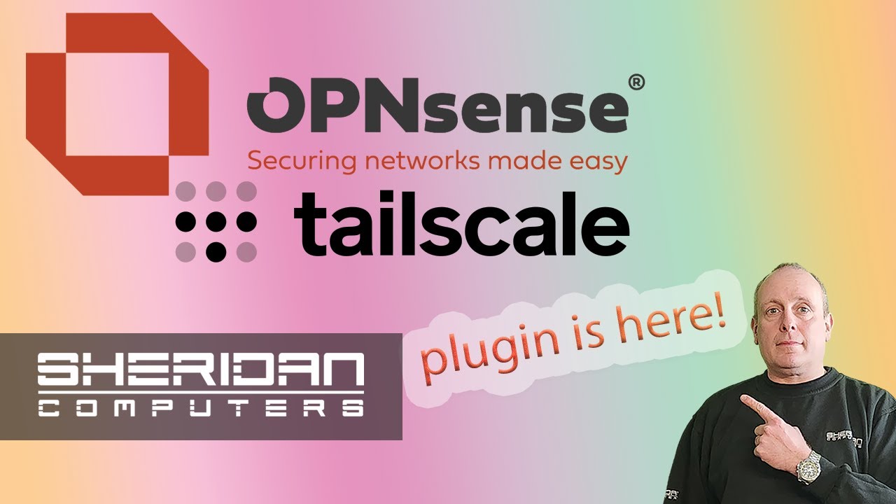 I wrote a Tailscale Plugin for OPNsense: It's coming soon! - YouTube