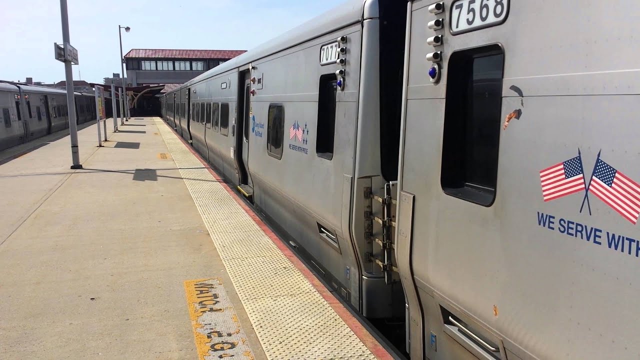 LIRR Long Beach Line: Penn Station Bound M7 Train Departing @ Long ...