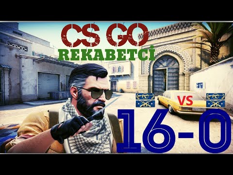 CS GO Highlights KAZANILAN 16-0 REKABETÇİ KELEŞ maçı.(matchmaking)Dust 2