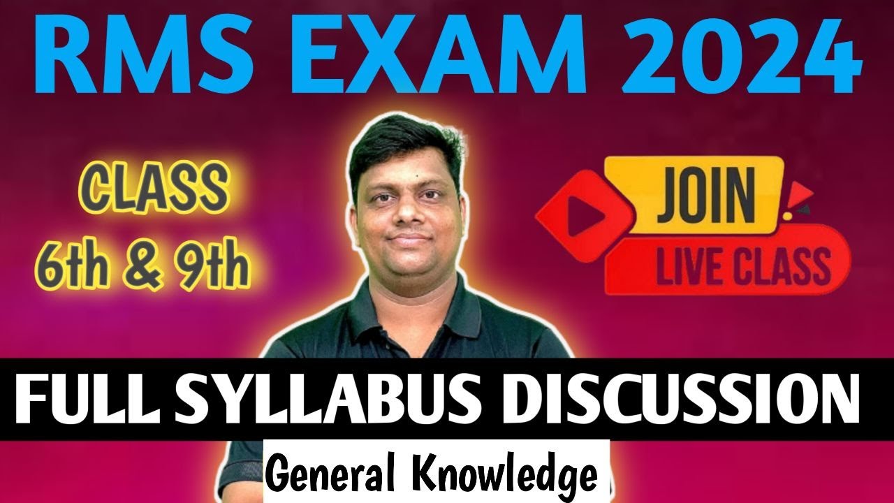 RMS Exam 2024 | General Knowledge Important Question Series For Rms ...