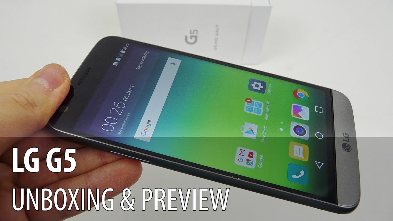 LG G5 Preview/ Unboxing Unitate Demo (Flagship LG pe anul 2016/ Telefon ...
