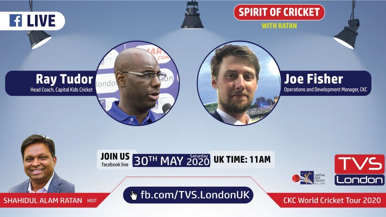 Spirit of Cricket with Ratan || Ray Tudor || Joe Fisher - YouTube