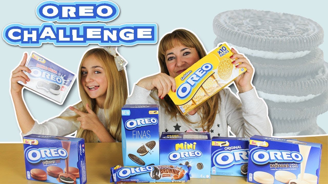 Reto OREO Challenge ¡ PROBAMOS TODAS LAS OREOS ! con mi madre - Silvia ...