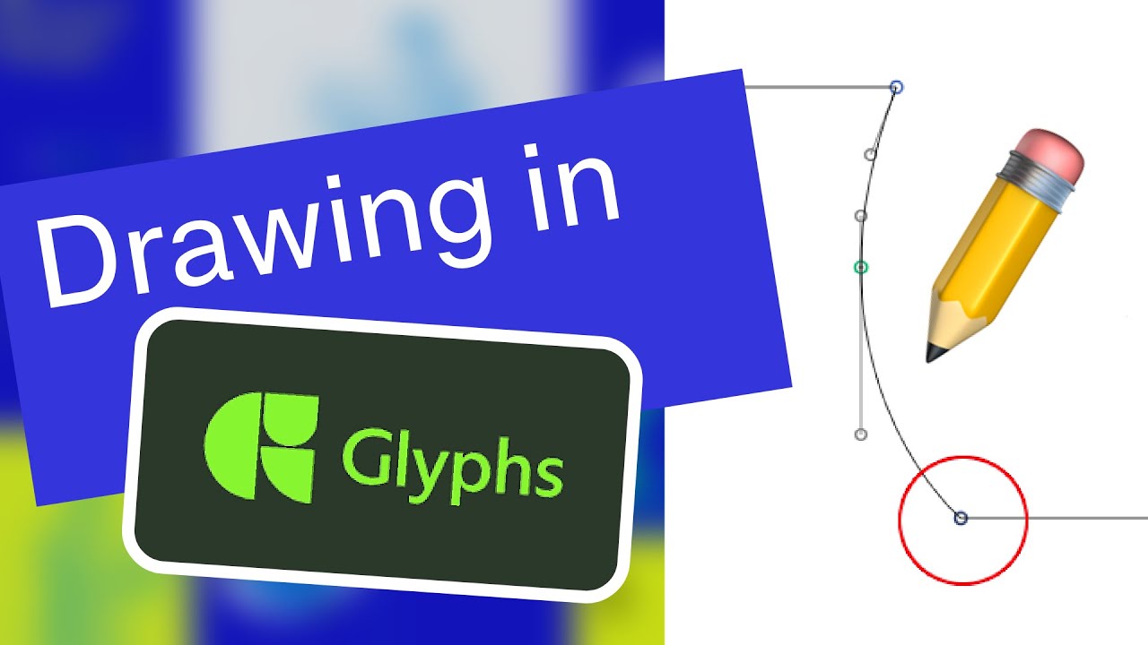 How to Draw Letters in Glyphs App - YouTube