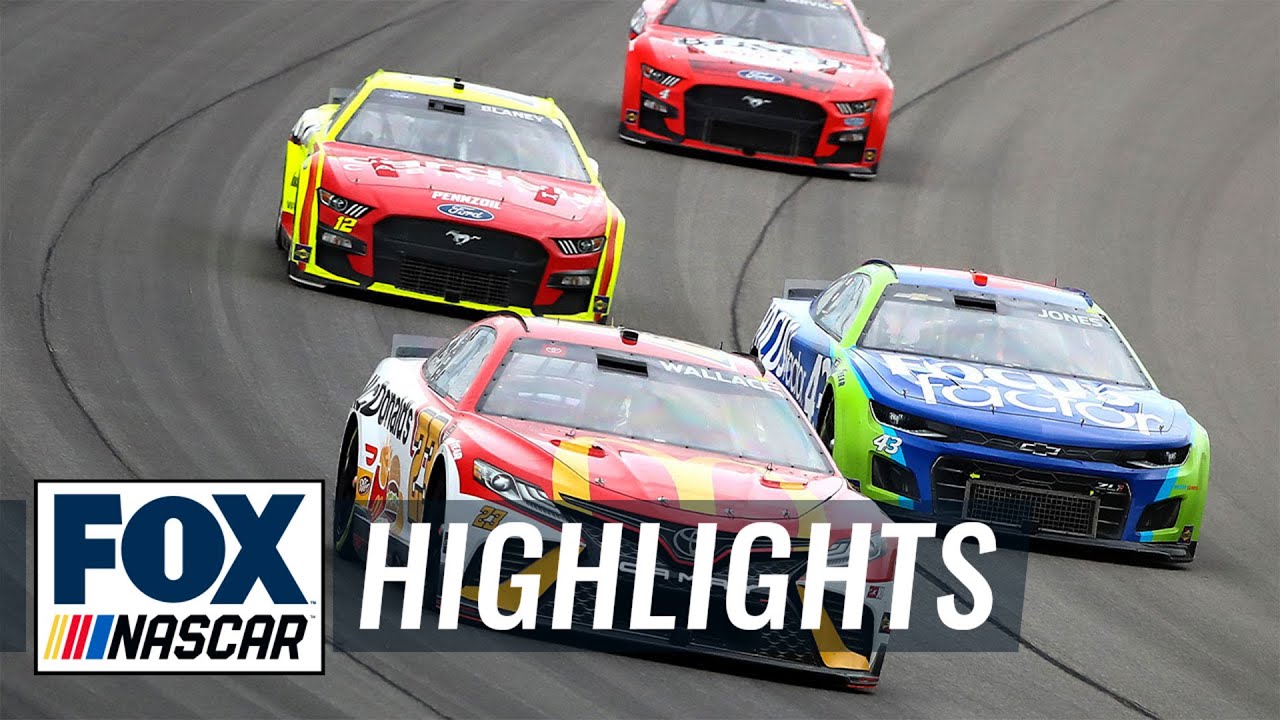 NASCAR Cup Series at Michigan | NASCAR on FOX Highlights - YouTube