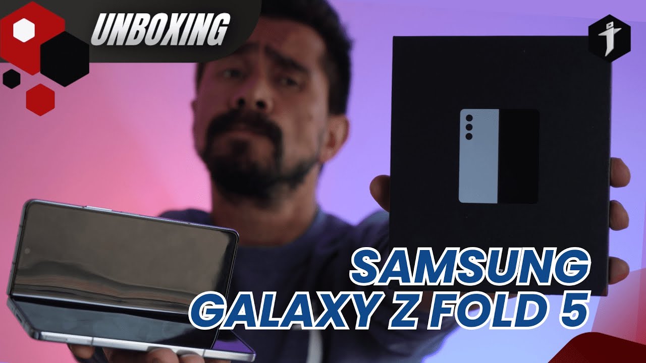 SAMSUNG GALAXY Z FOLD 5 UNBOXING - YouTube