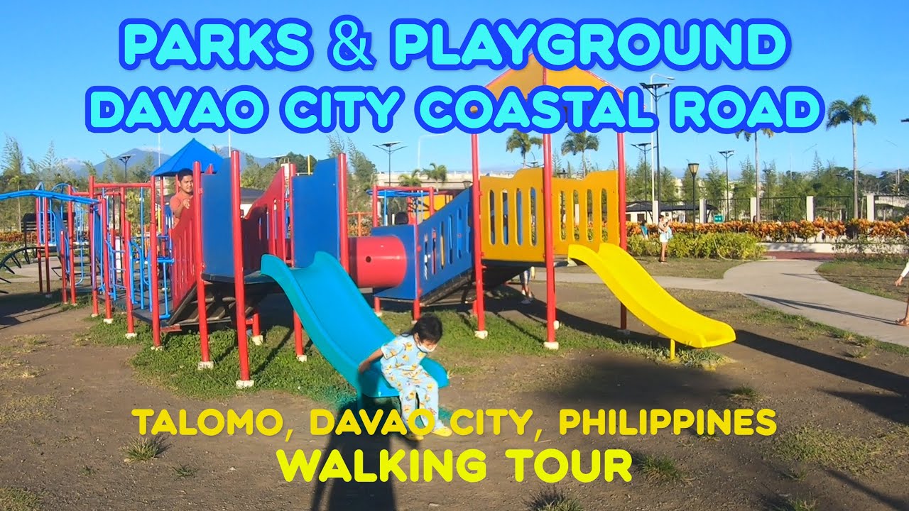 Amazingly Beautiful Parks & Playground at Davao City Coastal Road ...