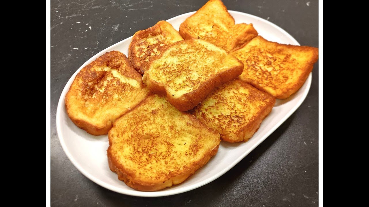 Brioche façon pain perdu / Felii de briosa prajite/ French toast ...