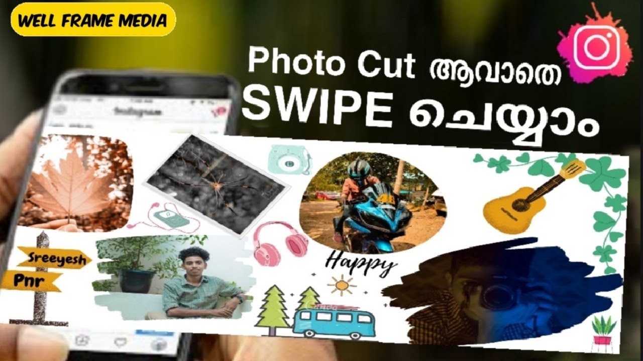 How to create SEAMLESS Instagram Swipe Post | Instagram Tricks | well ...