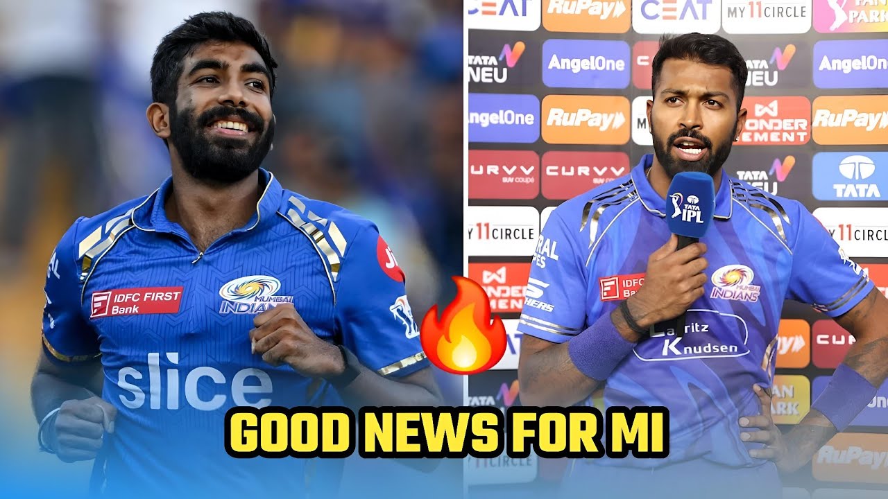 GOOD NEWS on Jasprit Bumrah & MI | Jasprit Bumrah Injury Update | IPL ...