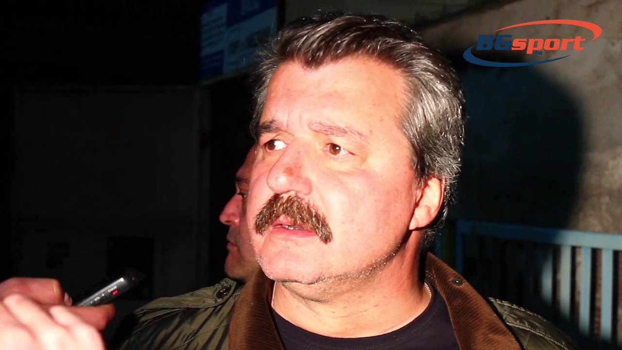 Todor Batkov speaking after the match PFC Levski Sofia against Pirin GD ...