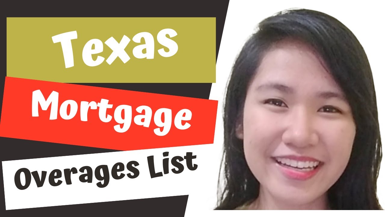 Texas mortgage excess proceeds list (Oct 2022) - YouTube