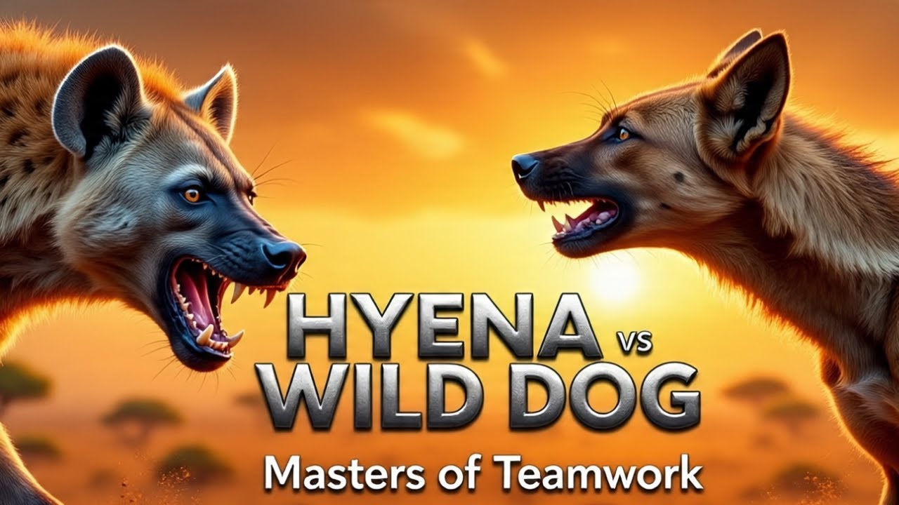 [Wild Planet TV] Hyena vs Wild Dog – Masters of Teamwork | Wildlife ...