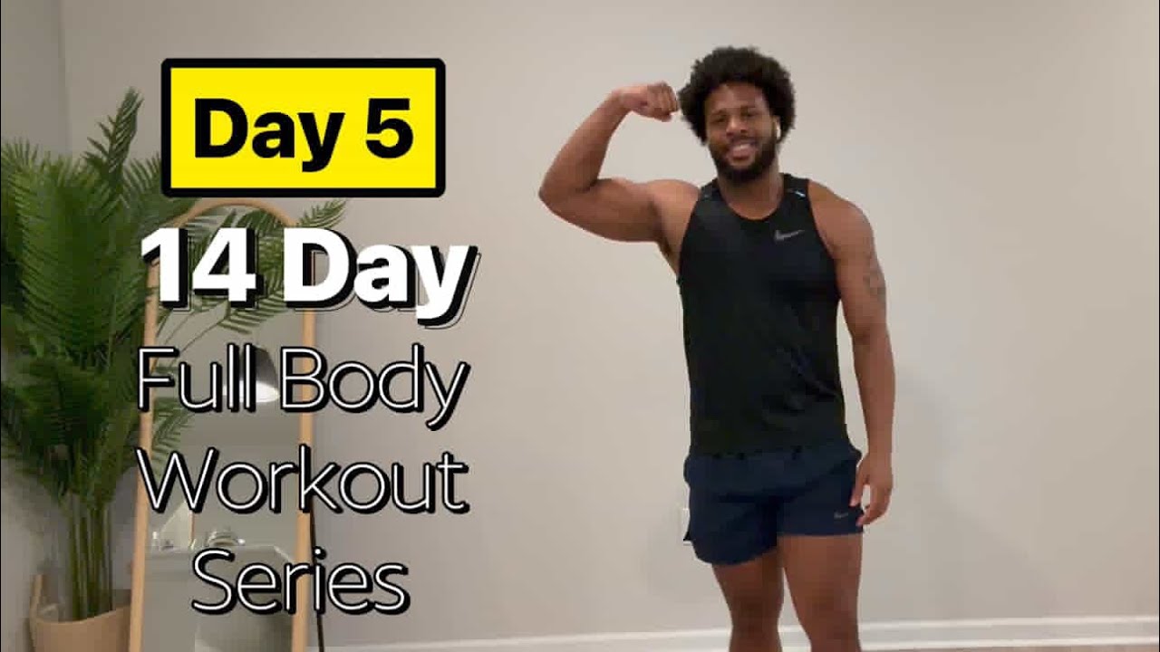 Day 5: 14 Day Easy & Simple Full Body Workout Challenge series - YouTube