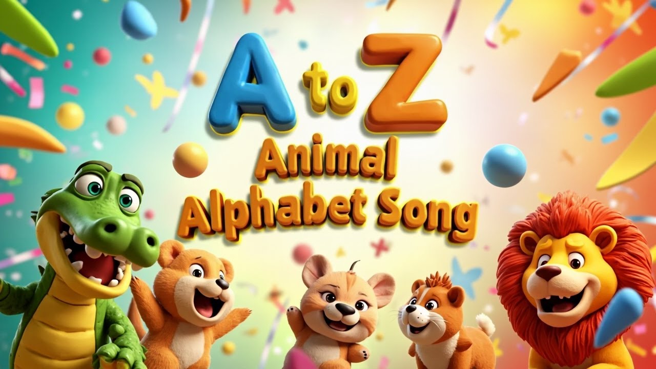 The A to Z Color Critter Jam! | 3D Animated Alphabet Song for Kids ...