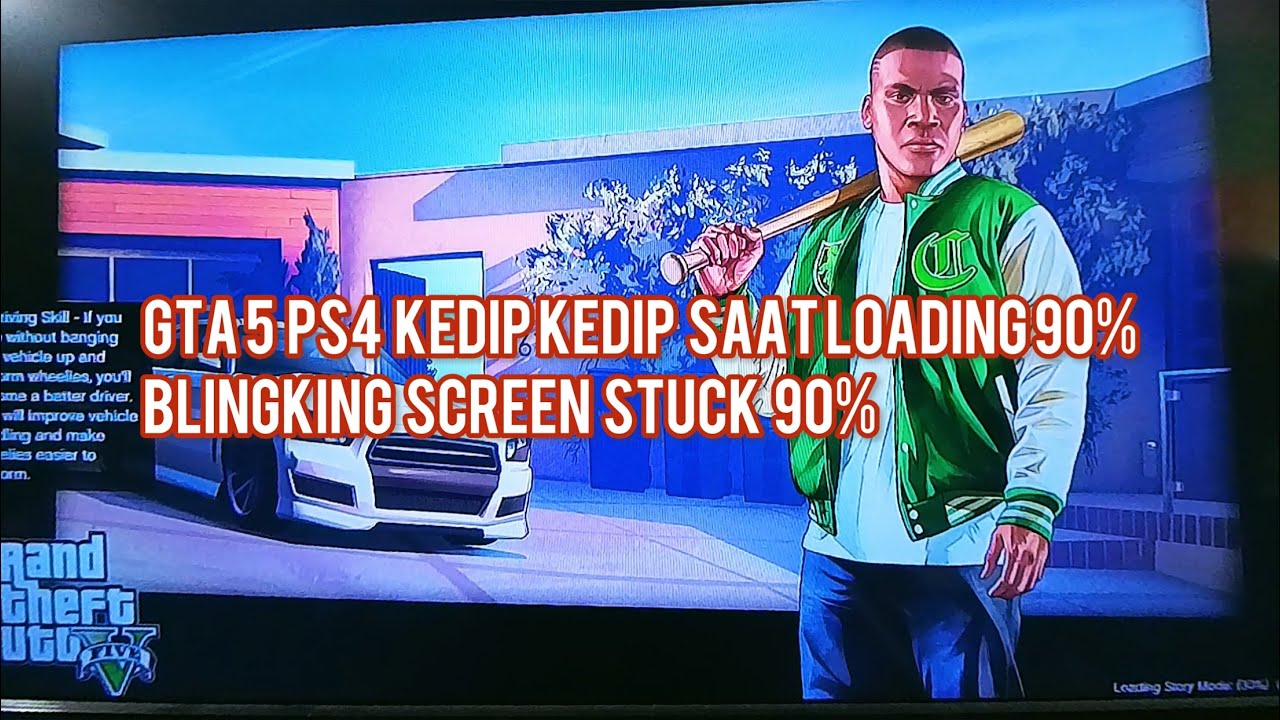 GTA5 PS4 KEDIP SAAT LOADING 90% || GTA5 PS4 BLINKING LOADING SCREEN ...