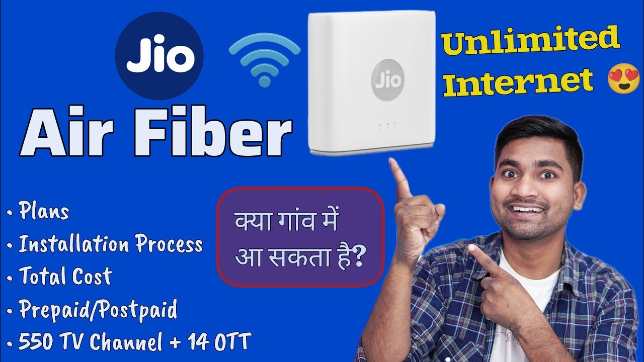Jio Airfiber 😍 | Jio Airfiber Plans | Jio Airfiber in Village | Jio ...