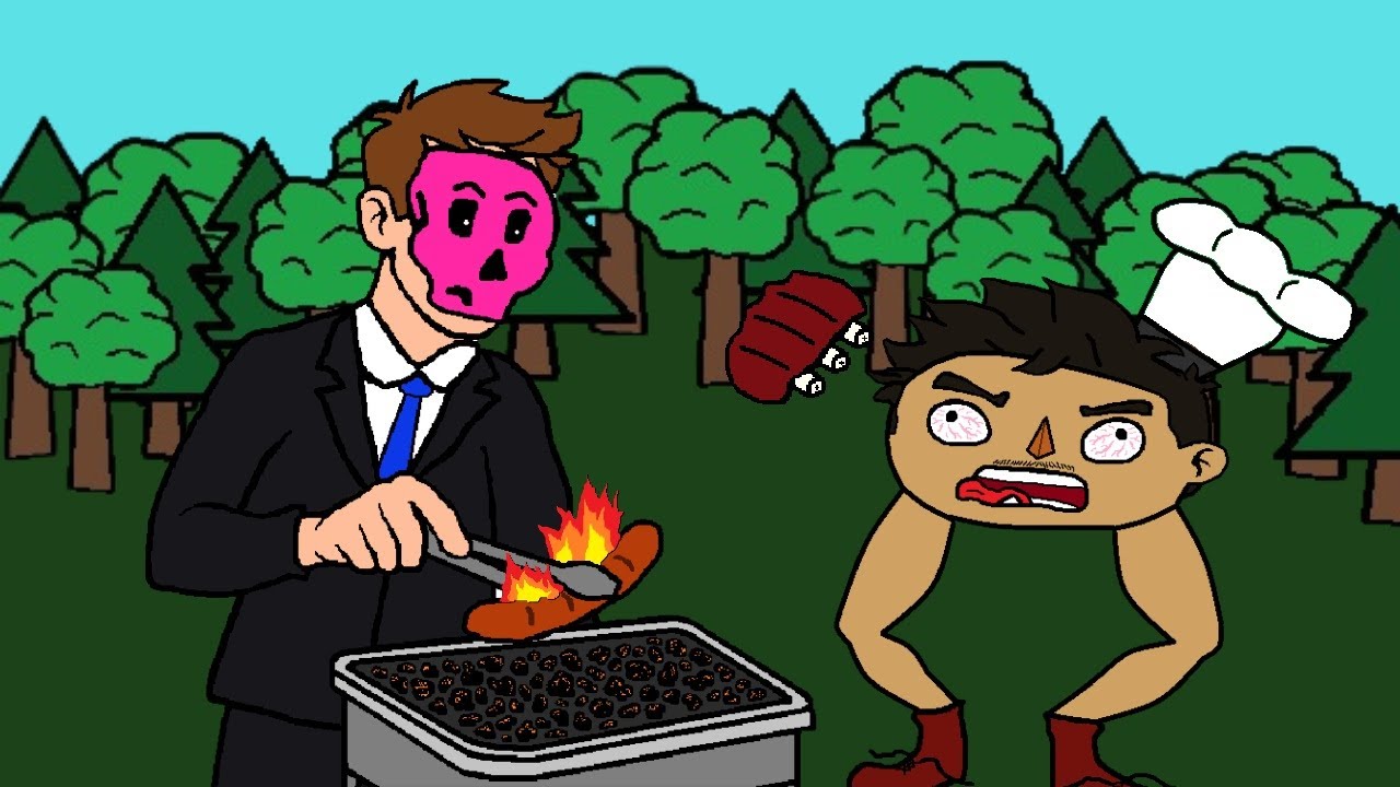 Drinking Evil Beer and Cooking Evil Meat in BBQ Simulator - YouTube
