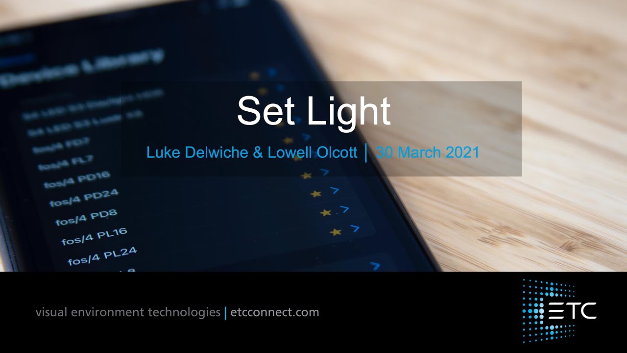 Ready, Set, Light! Introducing ETC’s Set Light App US - YouTube