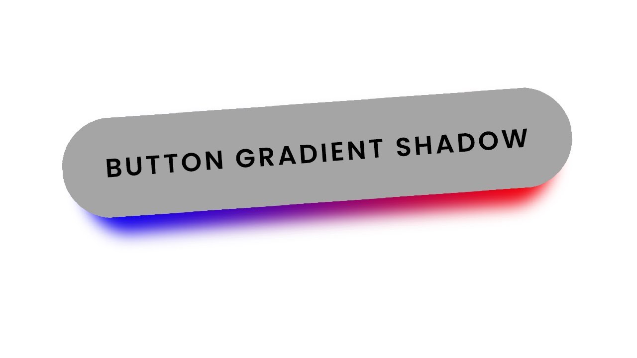 Gradient Button Shadow in HTML CSS - YouTube