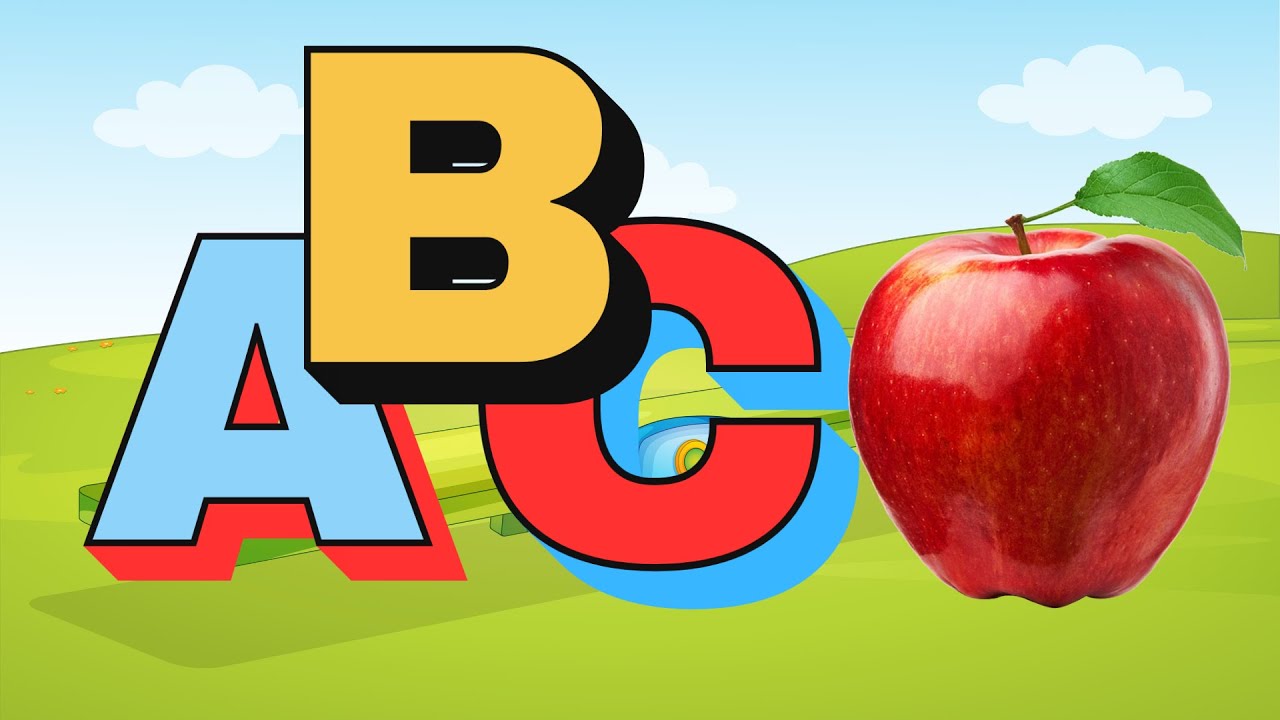 ABC Song 🎵 Learn Alphabets with Smiles 😊 A For Apple 🍎Alphabet Song for ...