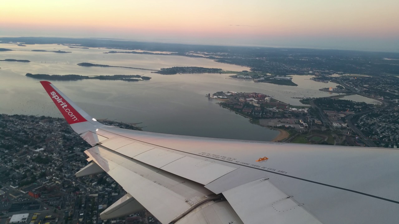 Perfect take-off!!! Flying over the city of Boston!!! - YouTube
