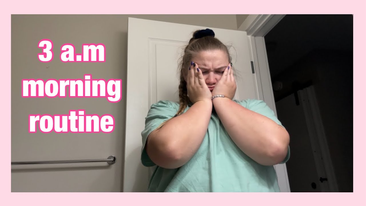 my 3 a.m morning routine (no, that’s not a typo) - YouTube