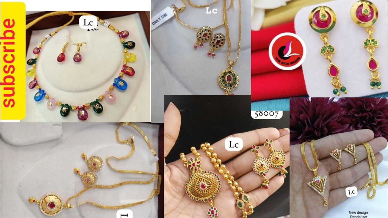 fency yarings necklace designs 2025 || new dijain - YouTube