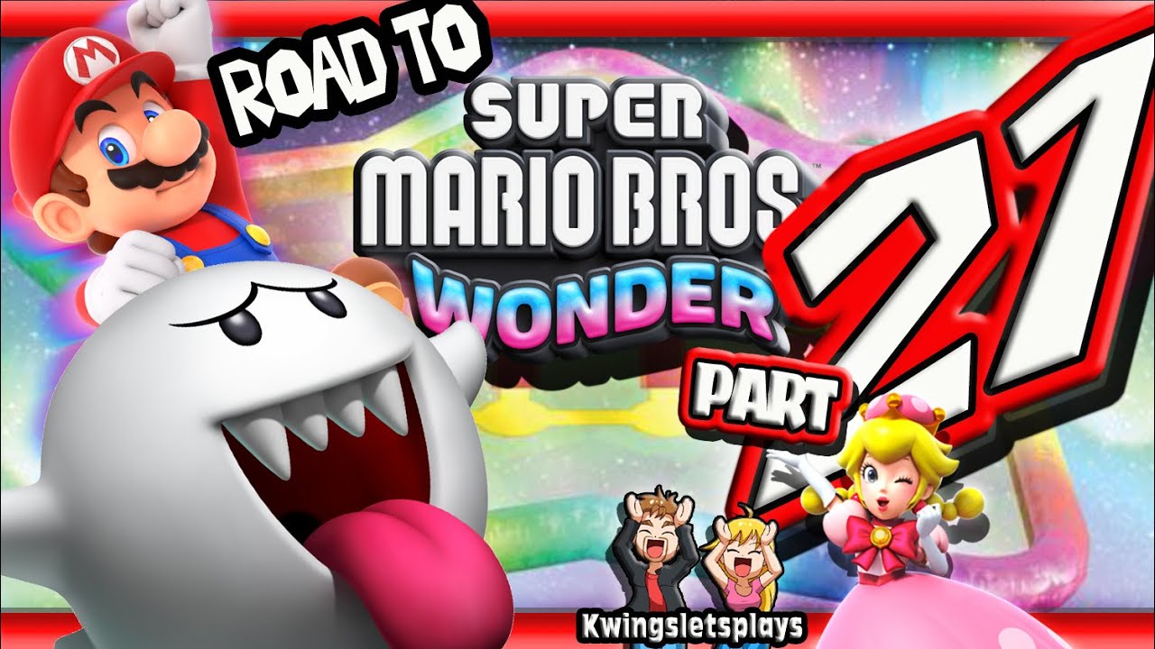 Road to Super Mario Bros Wonder Part 21 GHOSTS & Star Road! (Nintendo ...