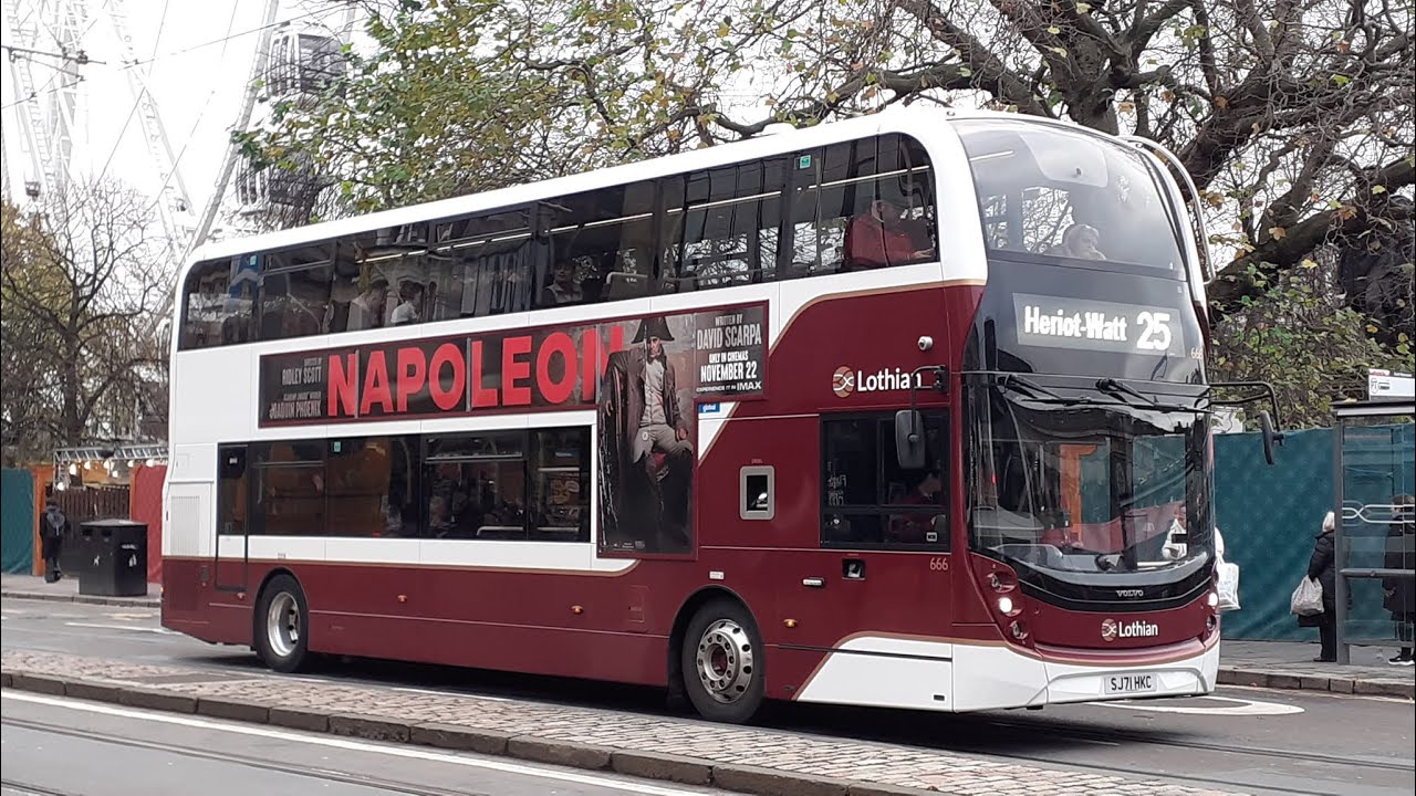 3: Lothian Buses Volvo B5TL Enviro 400 MMC 666 (SJ71 HKC) - YouTube