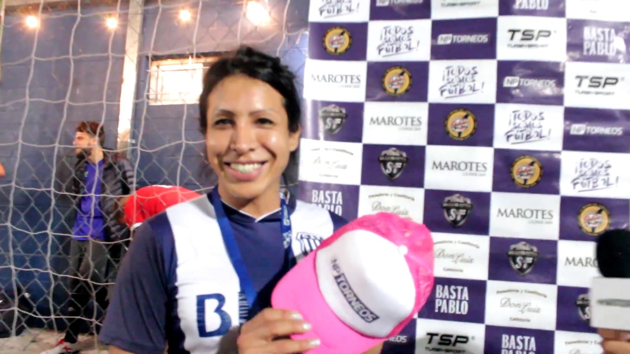 Luciana Suarez de MI MANO EN TU ÁREA, despues de conseguis la copa ...