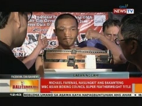 BT: Michael Farenas, nasungkit ang bakanteng WBC Asian Boxing Council ...