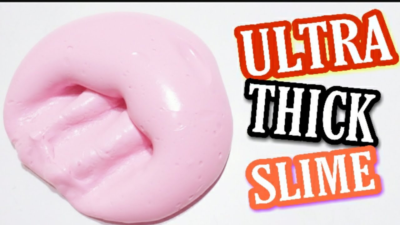 How to make super thick slime without clear glue😱 How to make thick and ...