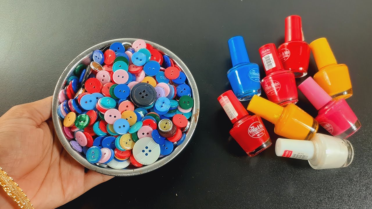 Best out of waste Nail polish craft idea | DIY arts and crafts | Best ...