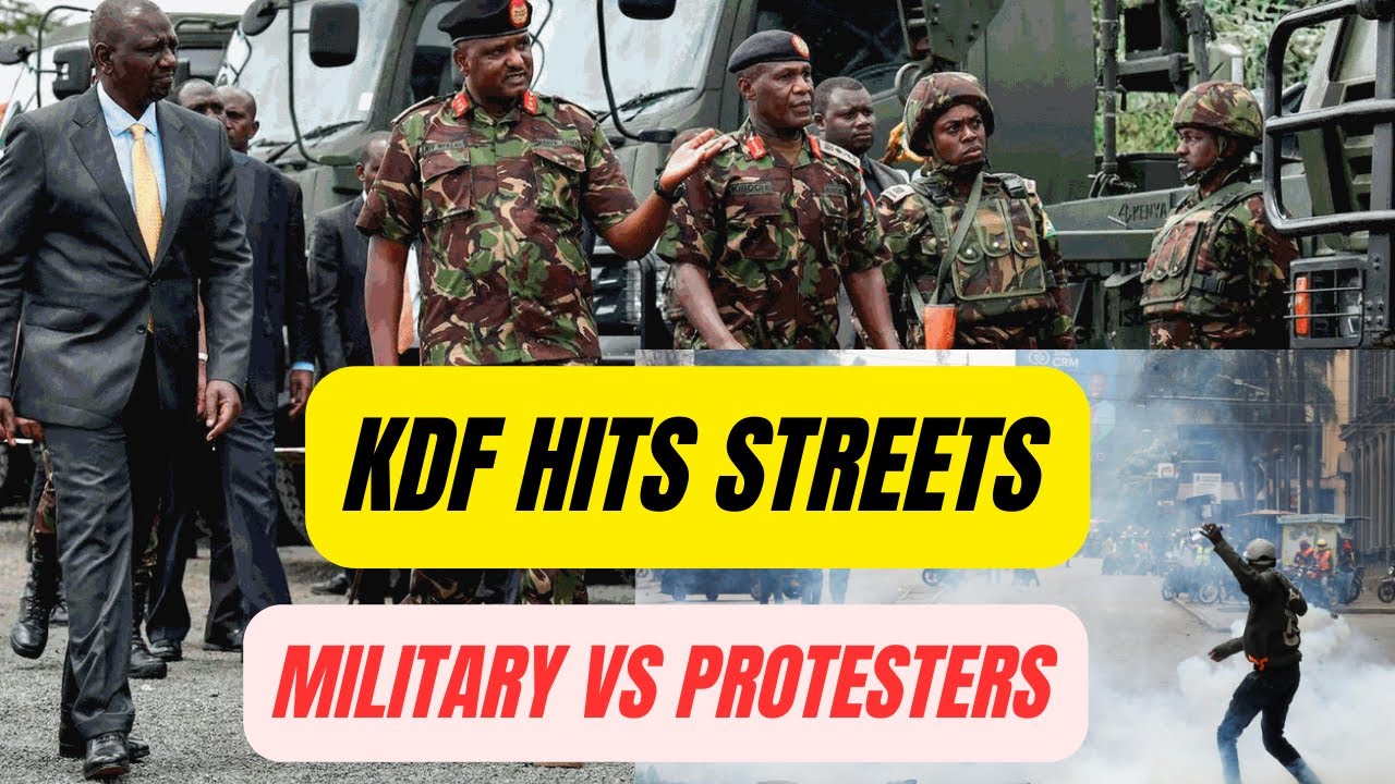 BREAKING: Ruto Unleashes Military on Protesters! Kenya's High Court ...
