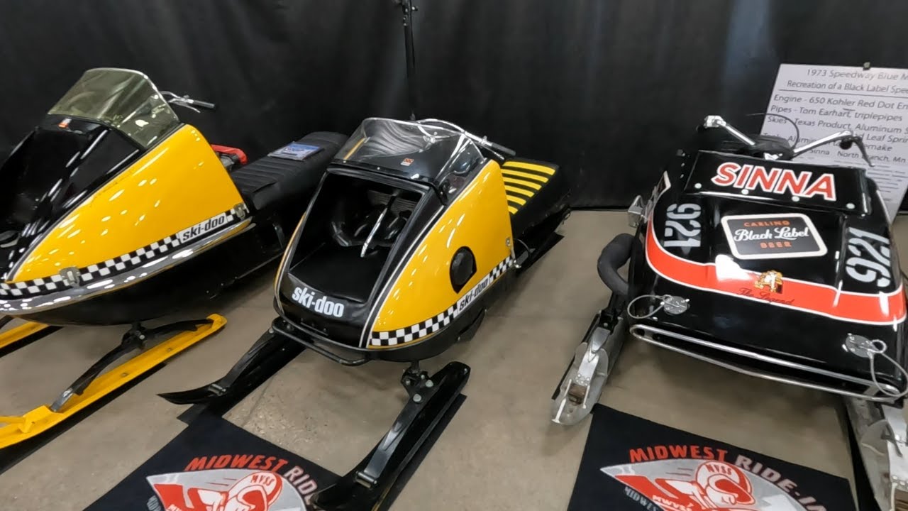 2023 Midwest Ride-In. Triple Wars Vintage Snowmobiles - YouTube