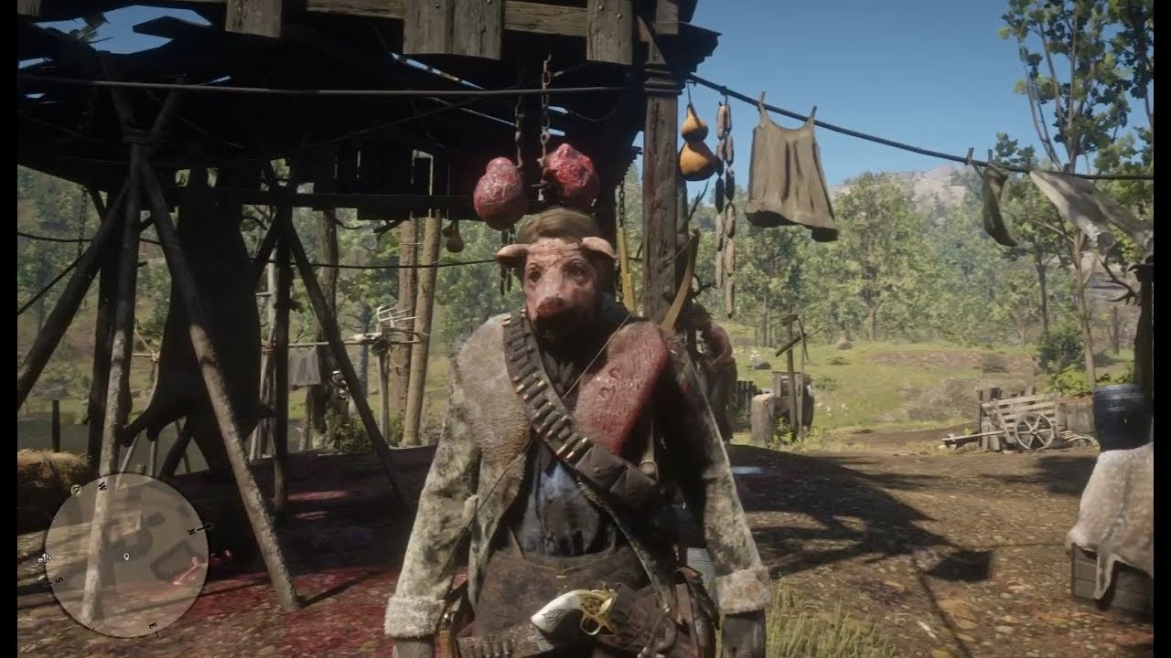 RDR 2 Pig Mask Location Red Dead Redemption 2 Schweinemaske - YouTube