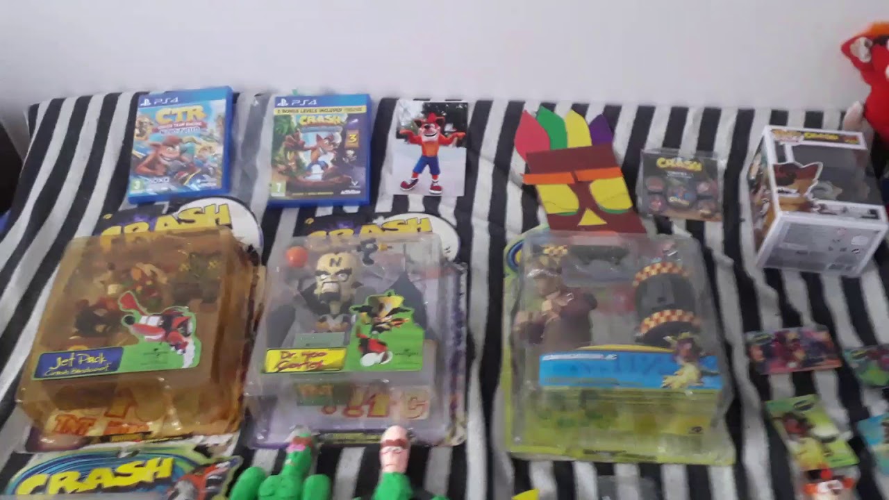 My crash bandicoot collection June 2017-July 2020 - YouTube