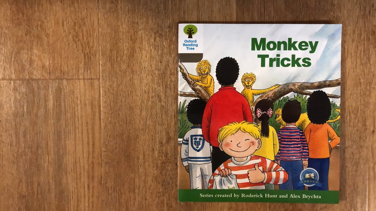 Monkey Tricks - ORT 2-1 - Read a Book with Mommy - YouTube