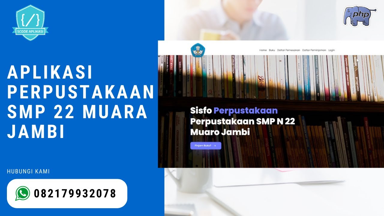 Source Code Aplikasi Perpustakaan SMPN 22 Berbasis Web - YouTube